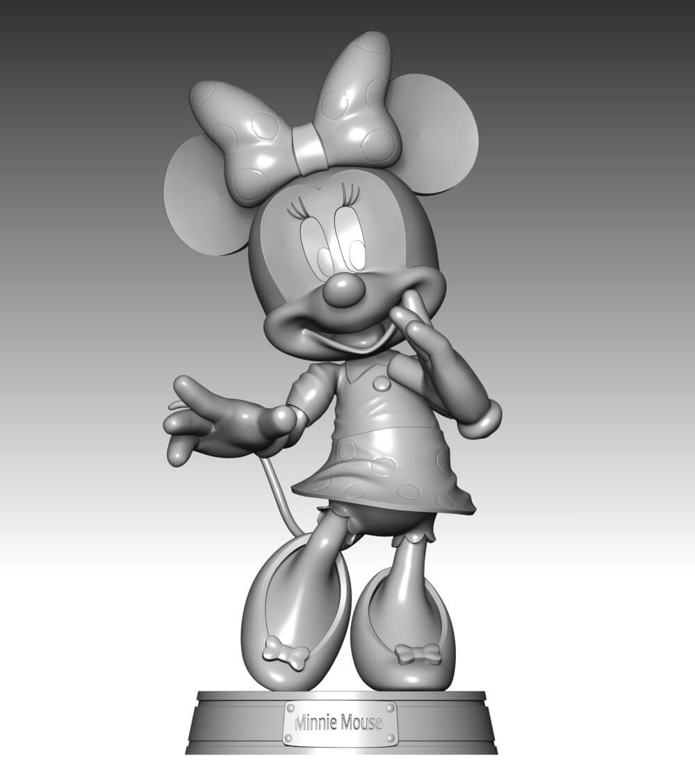 Minnie Mouse - 3D Model by lovemodel
