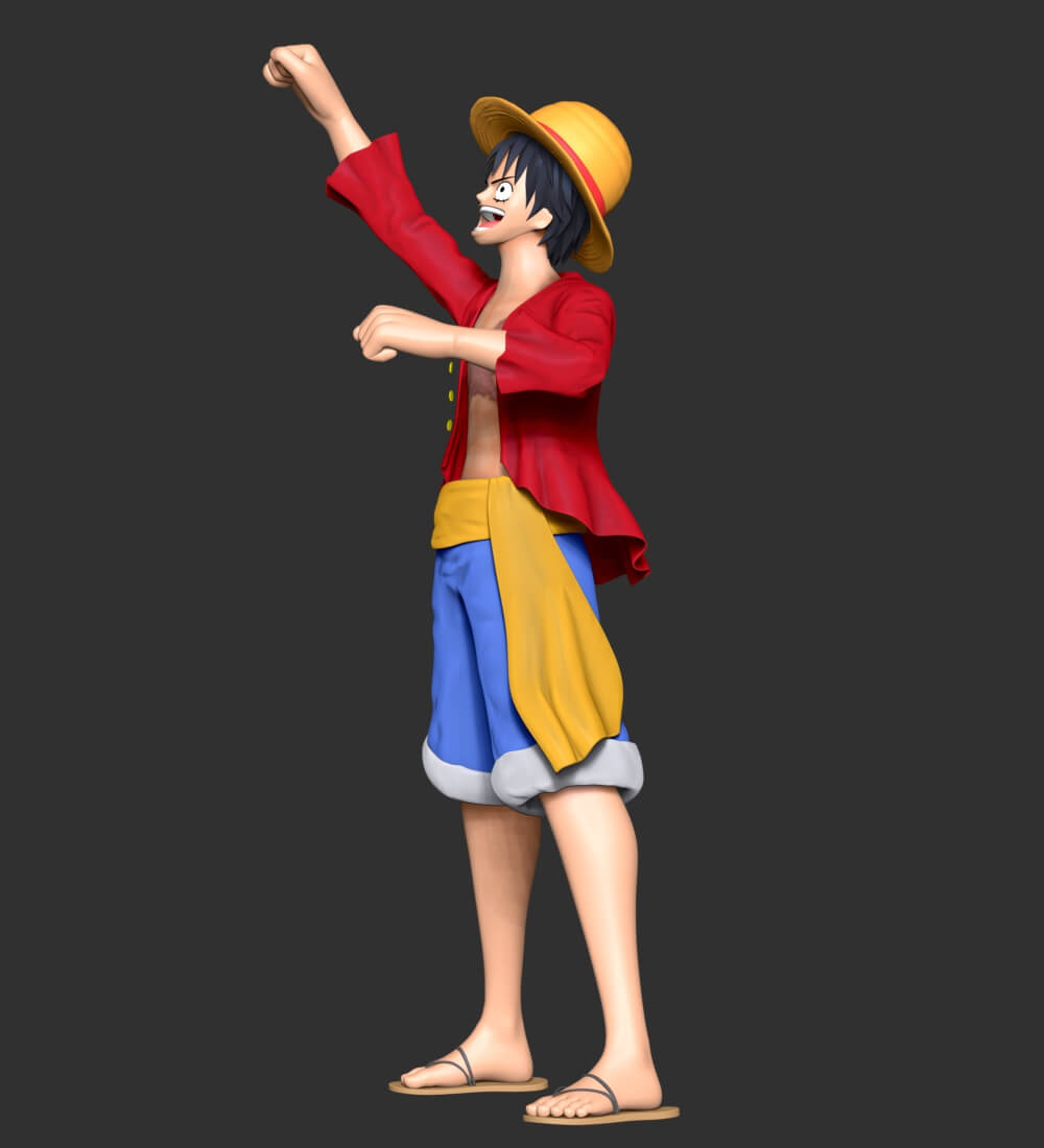 Monkey D. Luffy - One Piece 3D Model by lovemodel