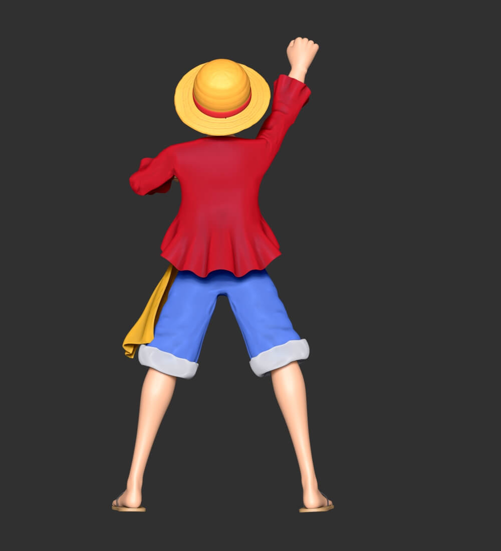 Monkey D. Luffy - One Piece 3D Model by lovemodel