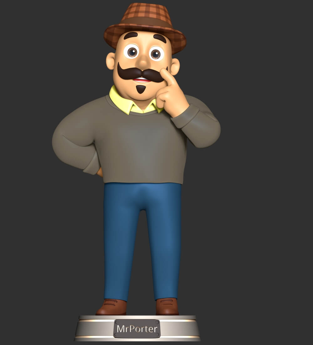 MR. Porter - Paw Patrol 3D Print Model by lovemodel