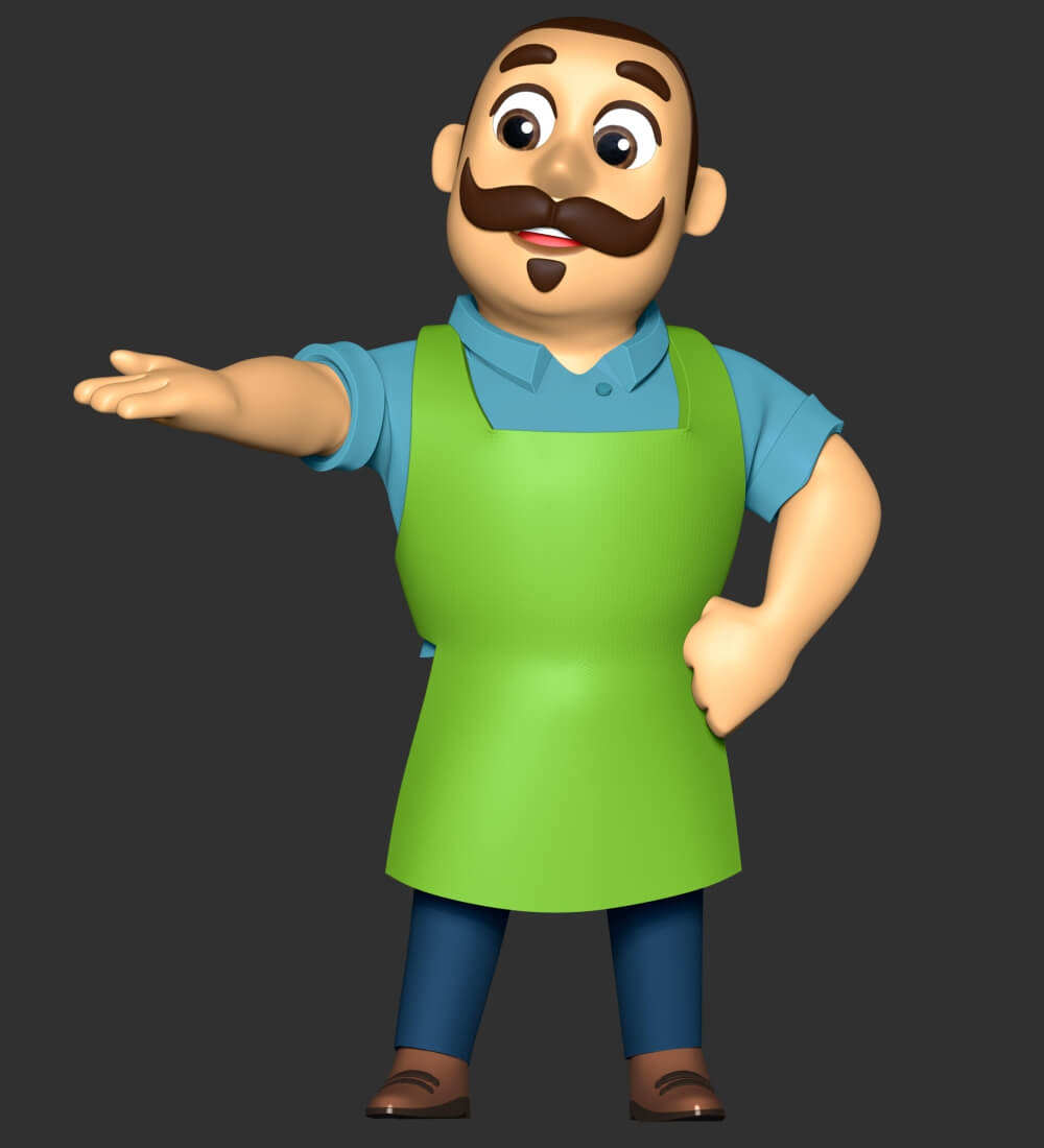 MR. Porter Paw patrol - 3D Model by lovemodel