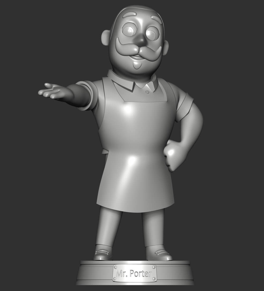 MR. Porter Paw patrol - 3D Model by lovemodel