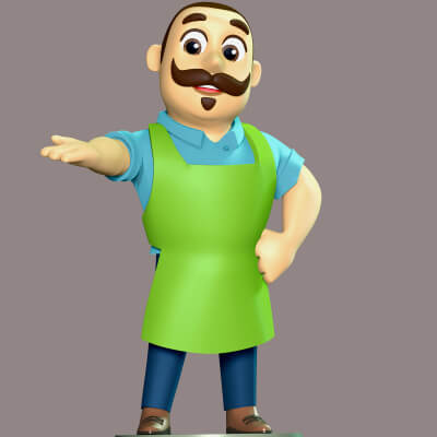 MR. Porter Paw patrol - 3D Model by lovemodel