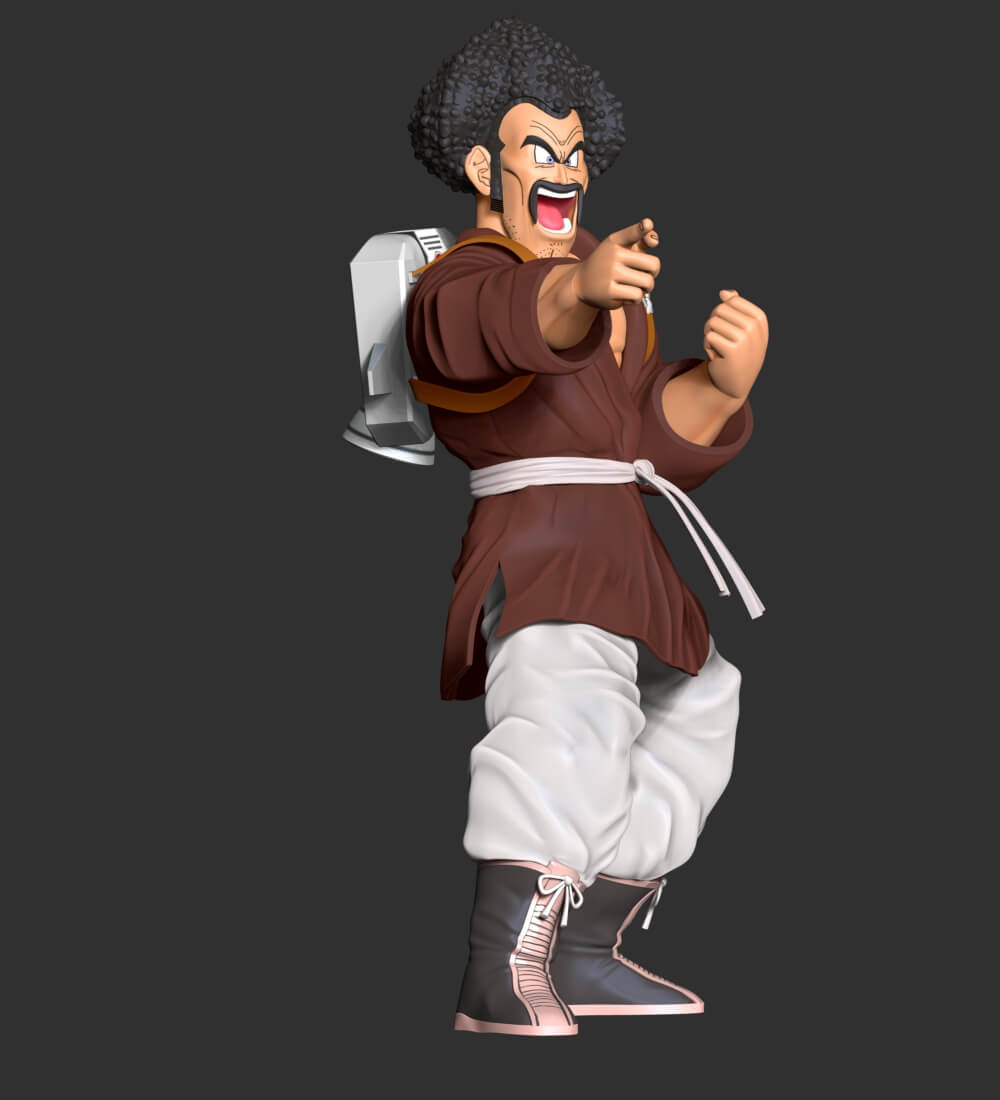 MR. Satan - Dragon Ball 3D Print Model by lovemodel