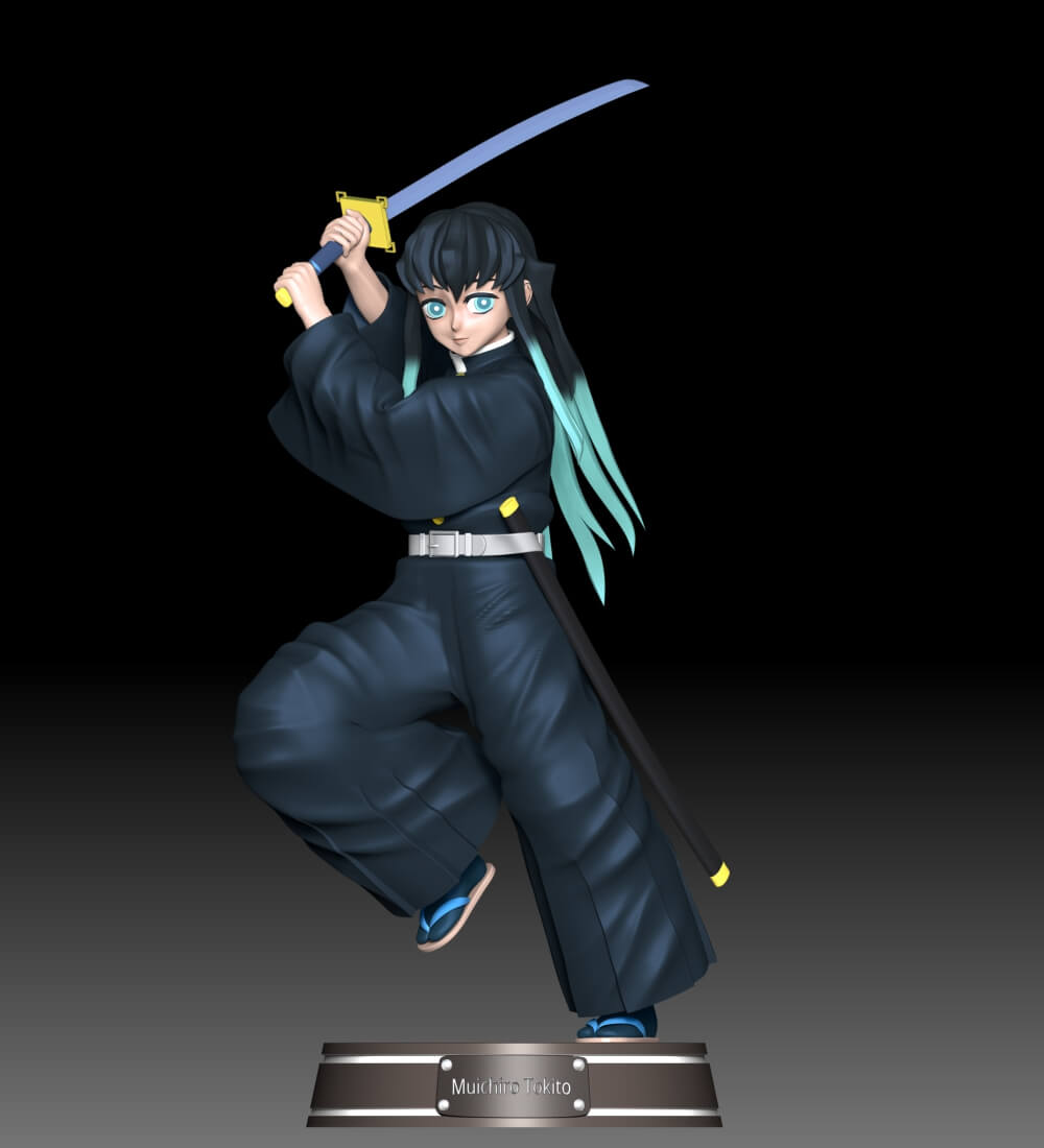 Muichiro Tokito - Demon Slayer 3D Model by lovemodel