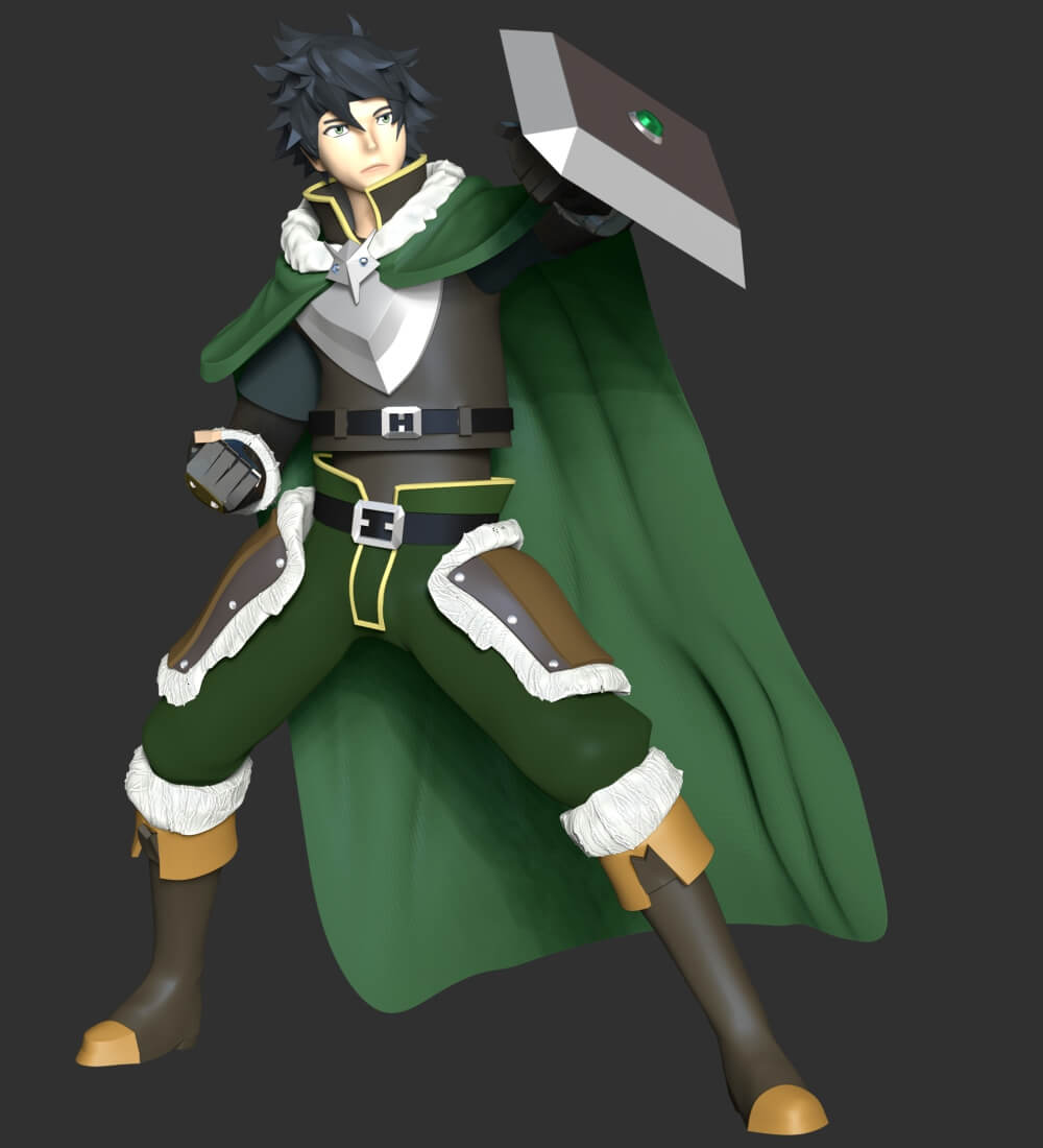 Naofumi Iwatani - The Rising of The Shield Hero 3D Model by lovemodel