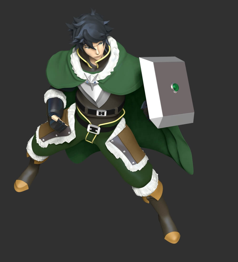 Naofumi Iwatani - The Rising of The Shield Hero 3D Model by lovemodel
