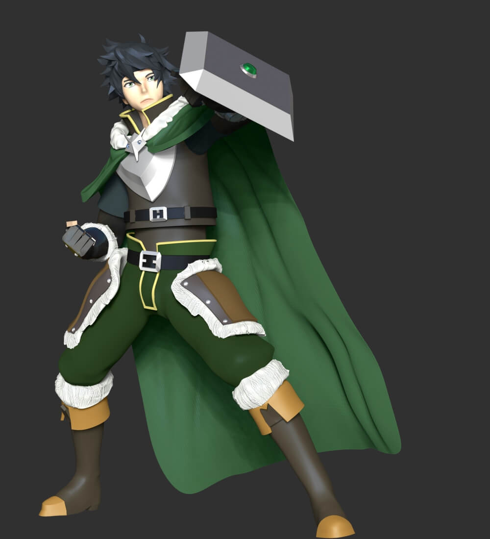 Naofumi Iwatani - The Rising of The Shield Hero 3D Model by lovemodel