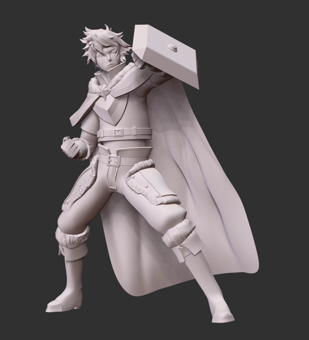 Naofumi Iwatani - The Rising of The Shield Hero 3D Model by lovemodel