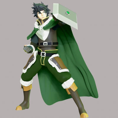 Naofumi Iwatani - The Rising of The Shield Hero 3D Model by lovemodel