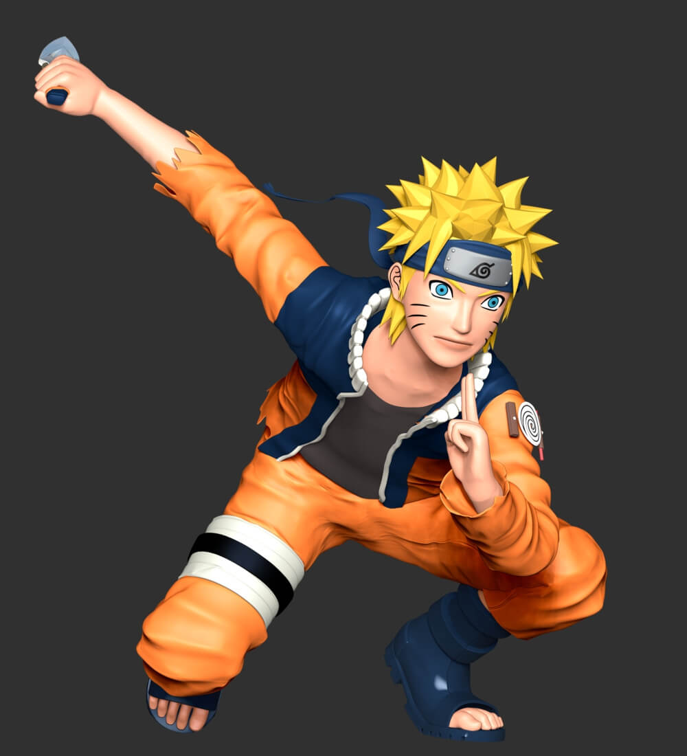 Naruto Fan Art - 3D Print Model by lovemodel