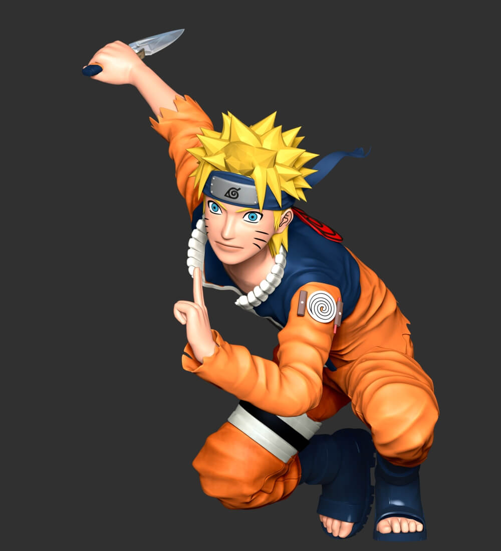 Naruto Fan Art - 3D Print Model by lovemodel