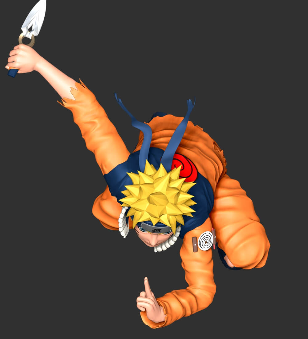 Naruto Fan Art - 3D Print Model by lovemodel