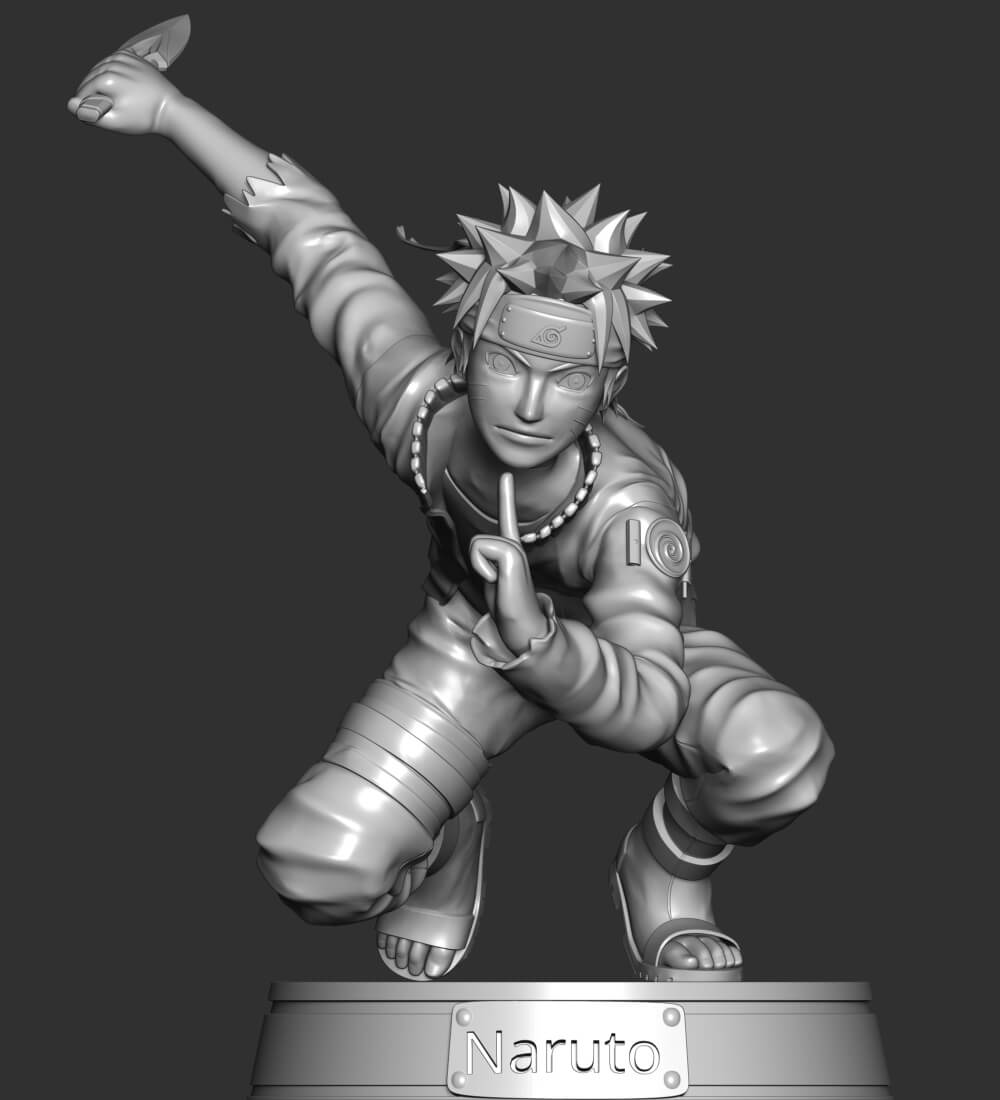 Naruto Fan Art - 3D Model by lovemodel