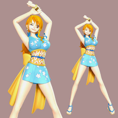 Onami - One Piece 3D Model by lovemodel