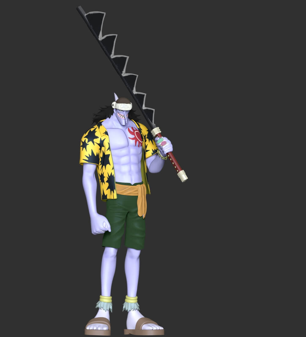 One Piece - Arlong 3D Model by lovemodel