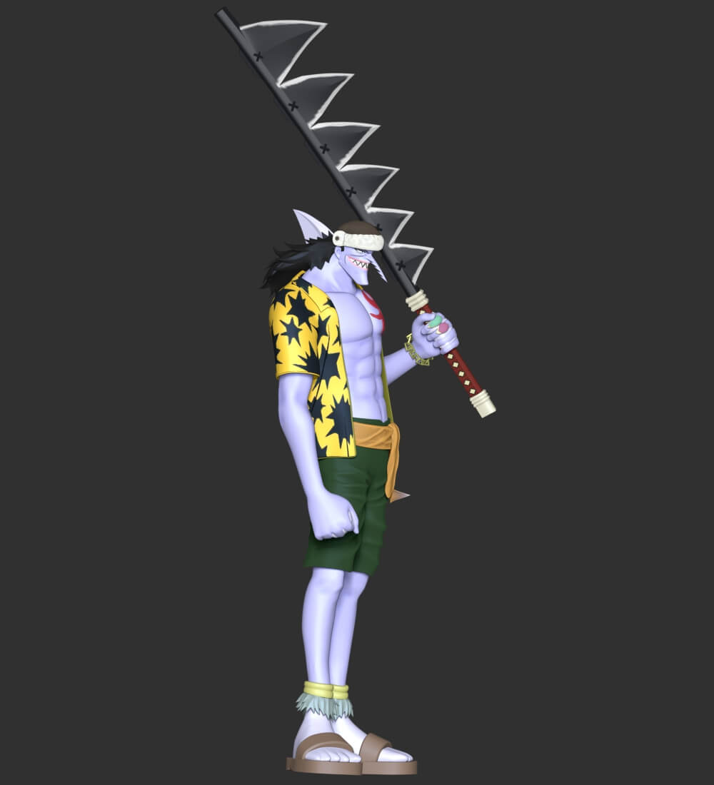 One Piece - Arlong 3D Model by lovemodel