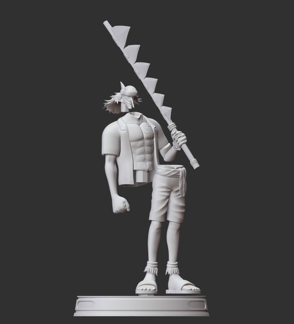 One Piece - Arlong 3D Model by lovemodel