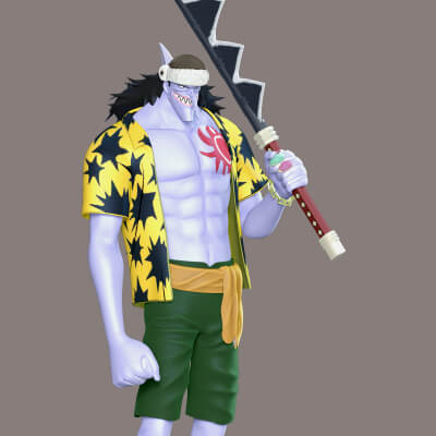 One Piece - Arlong 3D Model by lovemodel