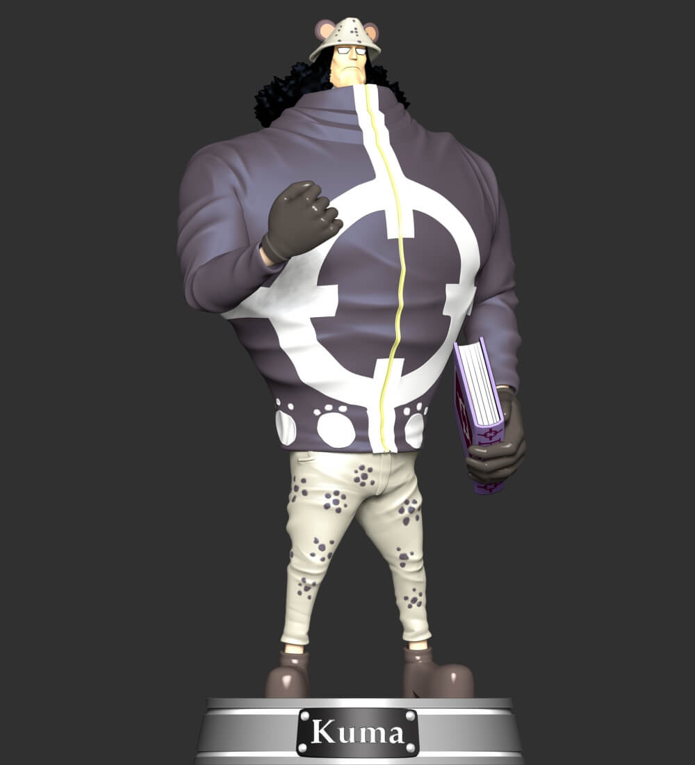 One Piece - Bartholomew Kuma 3D Model by lovemodel