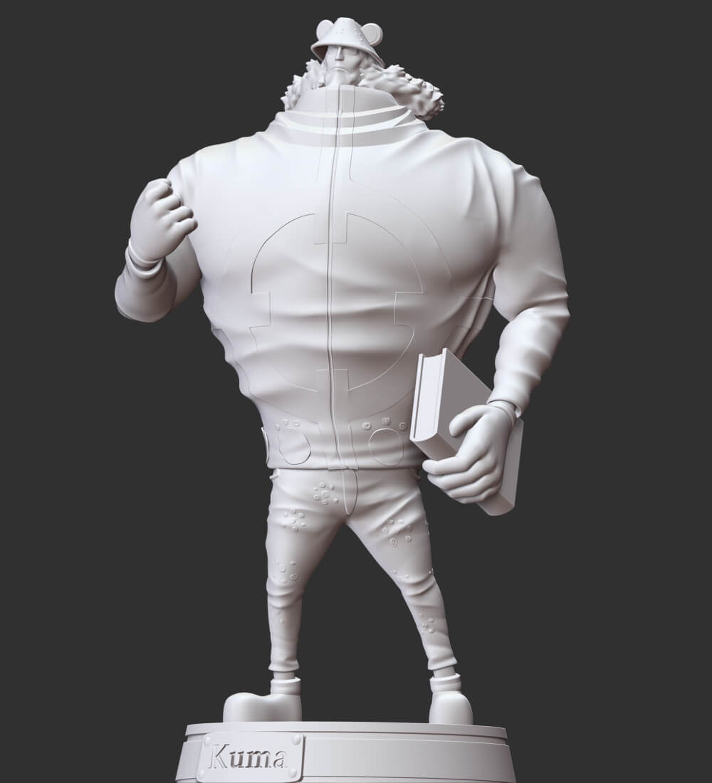 One Piece - Bartholomew Kuma 3D Model by lovemodel