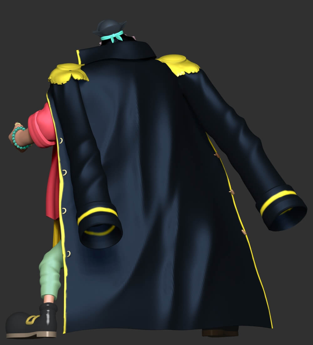 One Piece - Blackbeard - Marshall D. Teach 3D Model by lovemodel