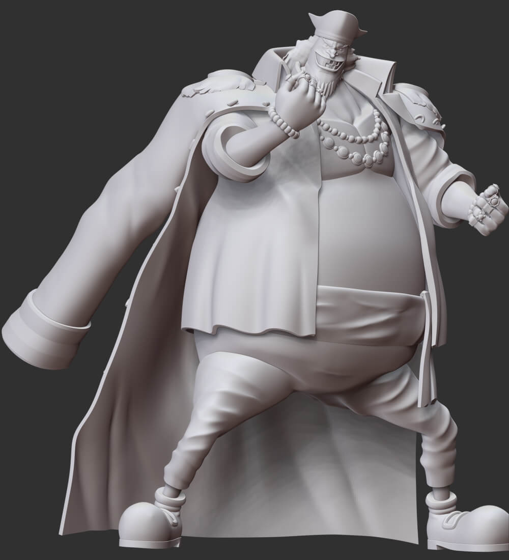 One Piece - Blackbeard - Marshall D. Teach 3D Model by lovemodel