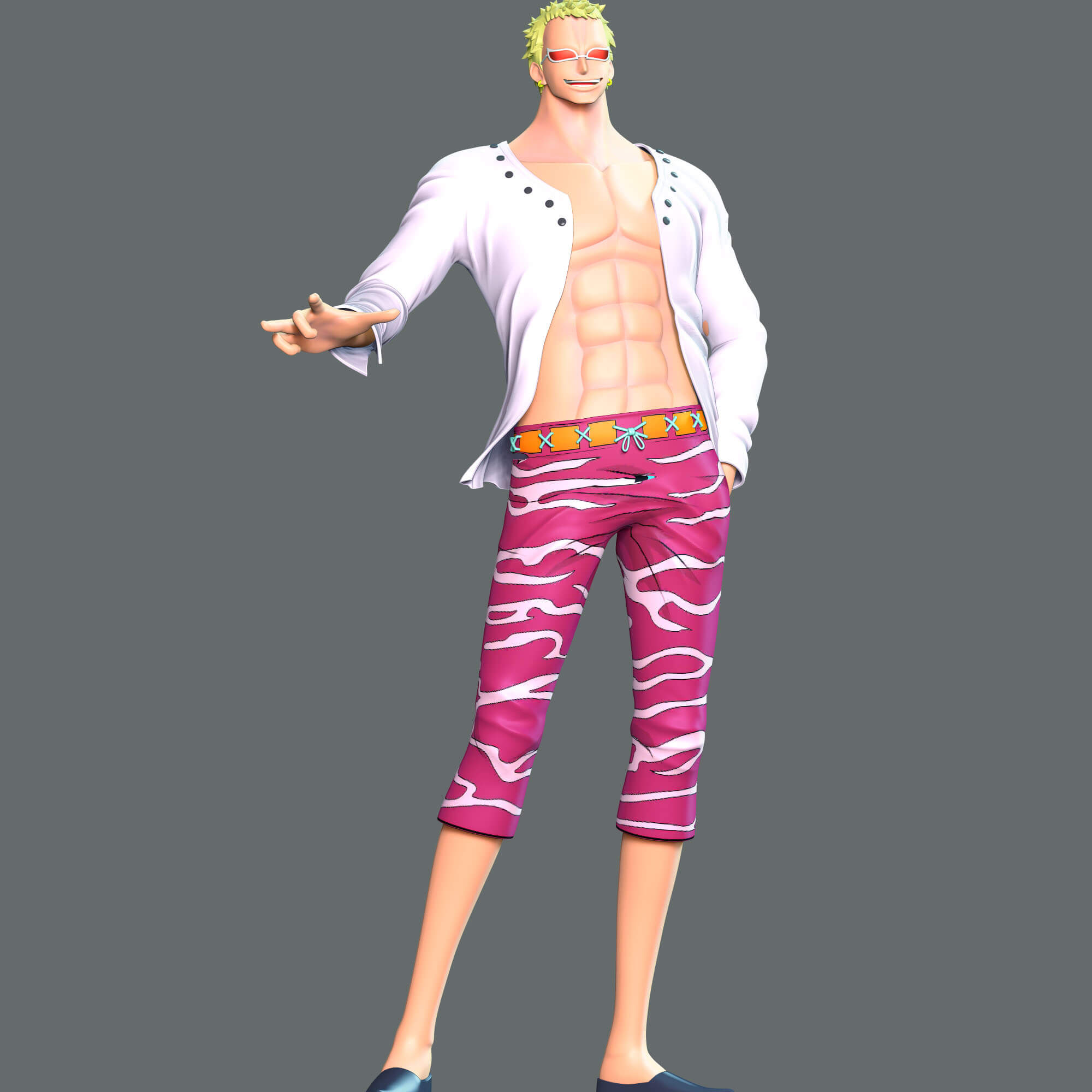 One Piece - Donquixote Doflamingo 3D Model by lovemodel