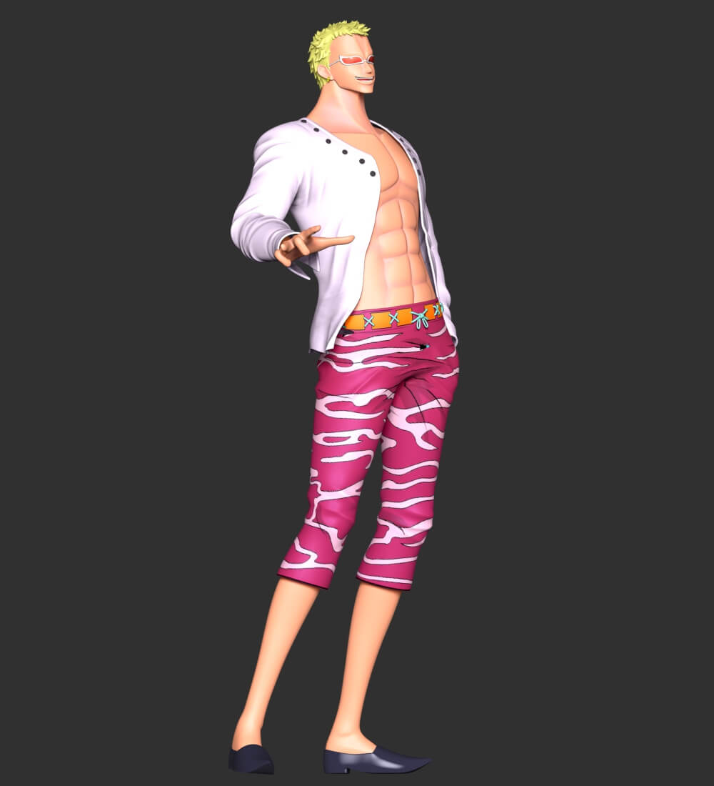 One Piece - Donquixote Doflamingo 3D Model by lovemodel