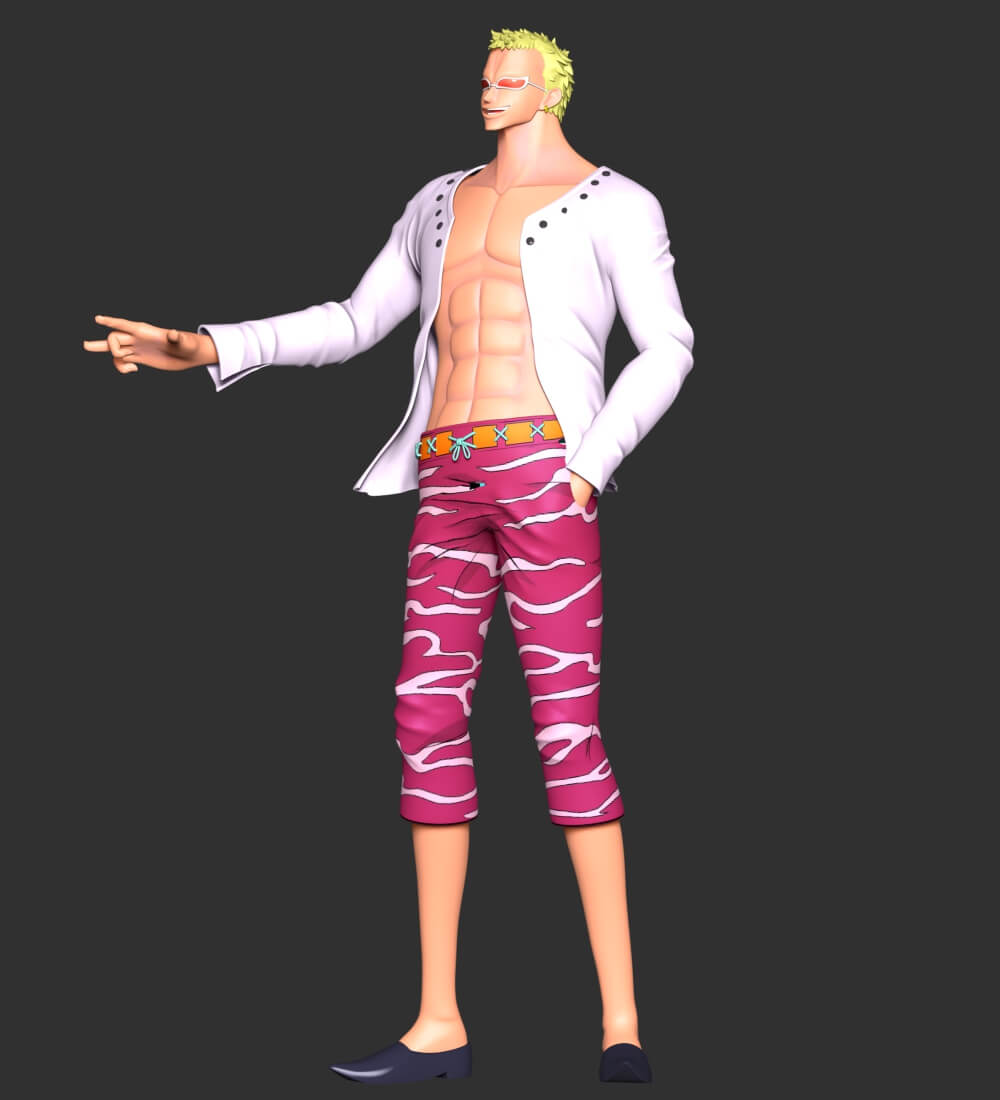 One Piece - Donquixote Doflamingo 3D Model by lovemodel