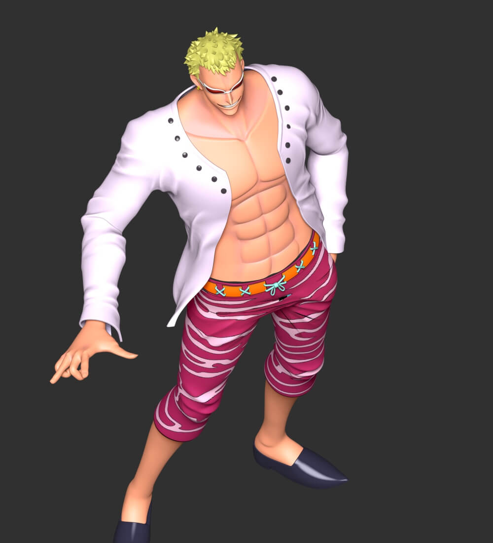 One Piece - Donquixote Doflamingo 3D Model by lovemodel