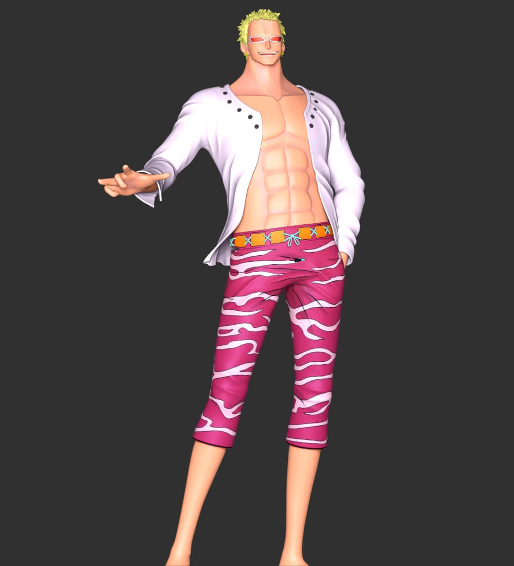 One Piece - Donquixote Doflamingo 3D Model by lovemodel