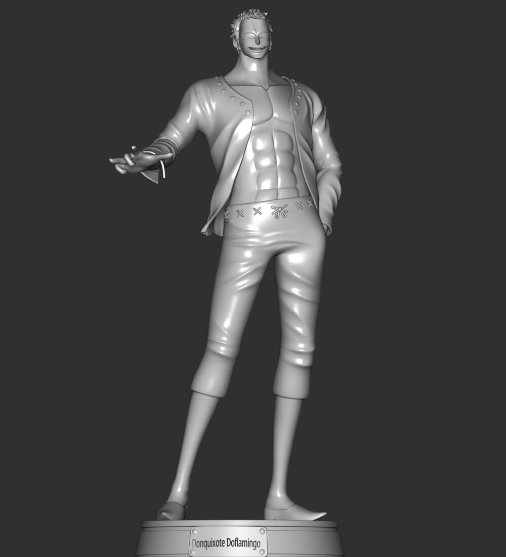 One Piece - Donquixote Doflamingo 3D Print Model by lovemodel