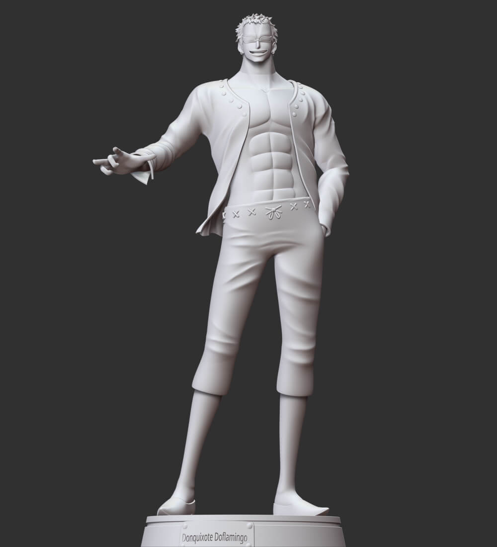 One Piece - Donquixote Doflamingo 3D Model by lovemodel