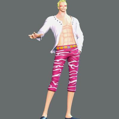 One Piece - Donquixote Doflamingo 3D Model by lovemodel