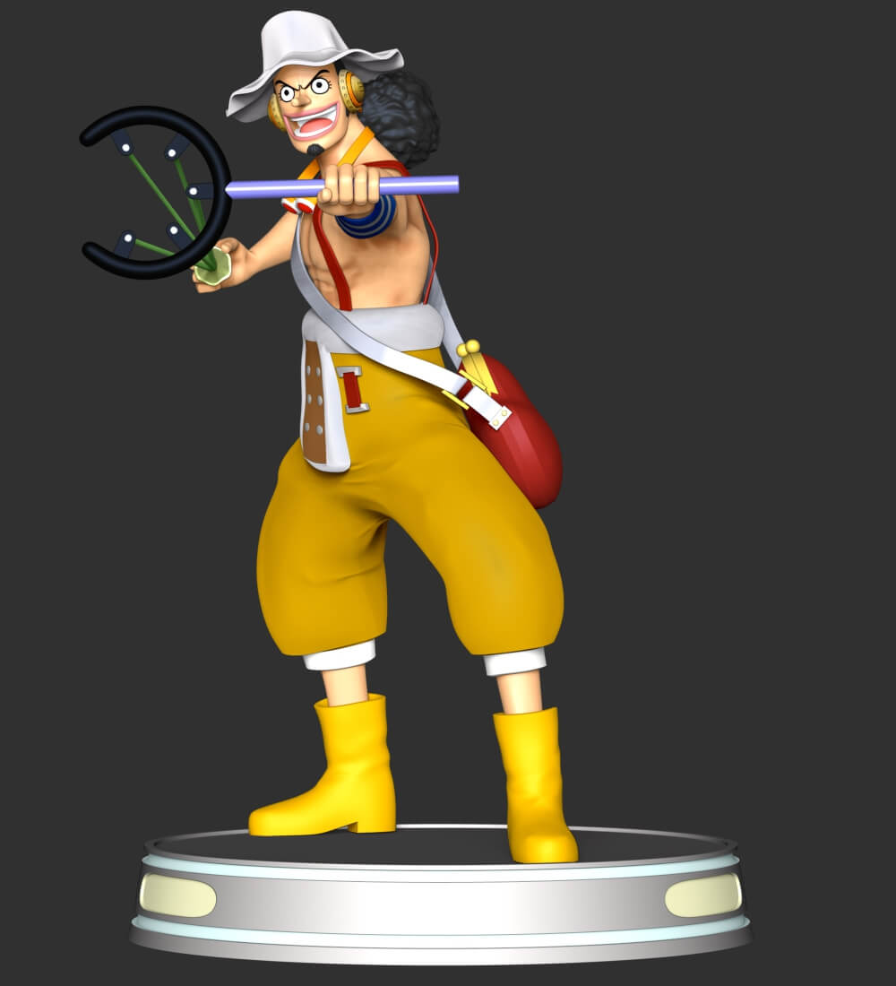 One Piece - God Usopp 3D Model by lovemodel