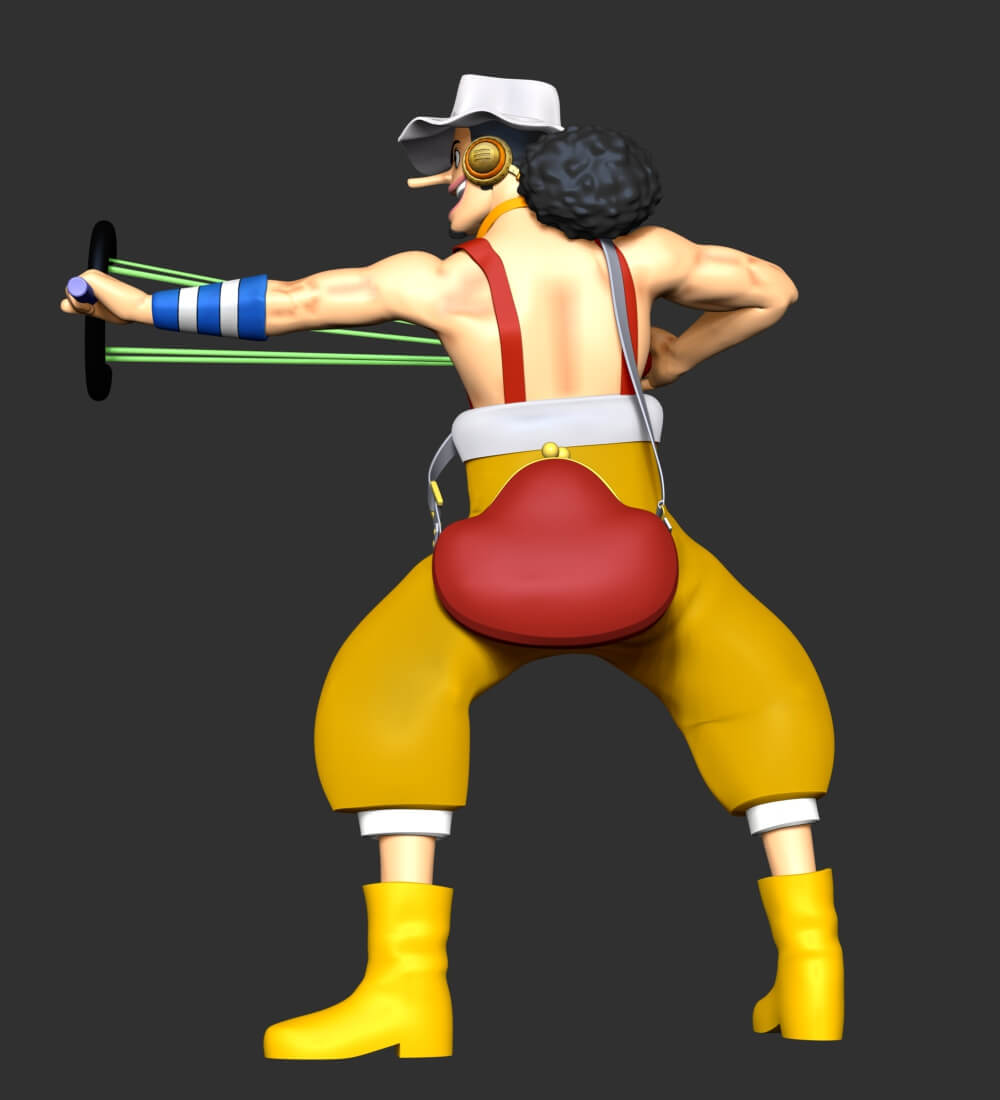 One Piece - God Usopp 3D Model by lovemodel