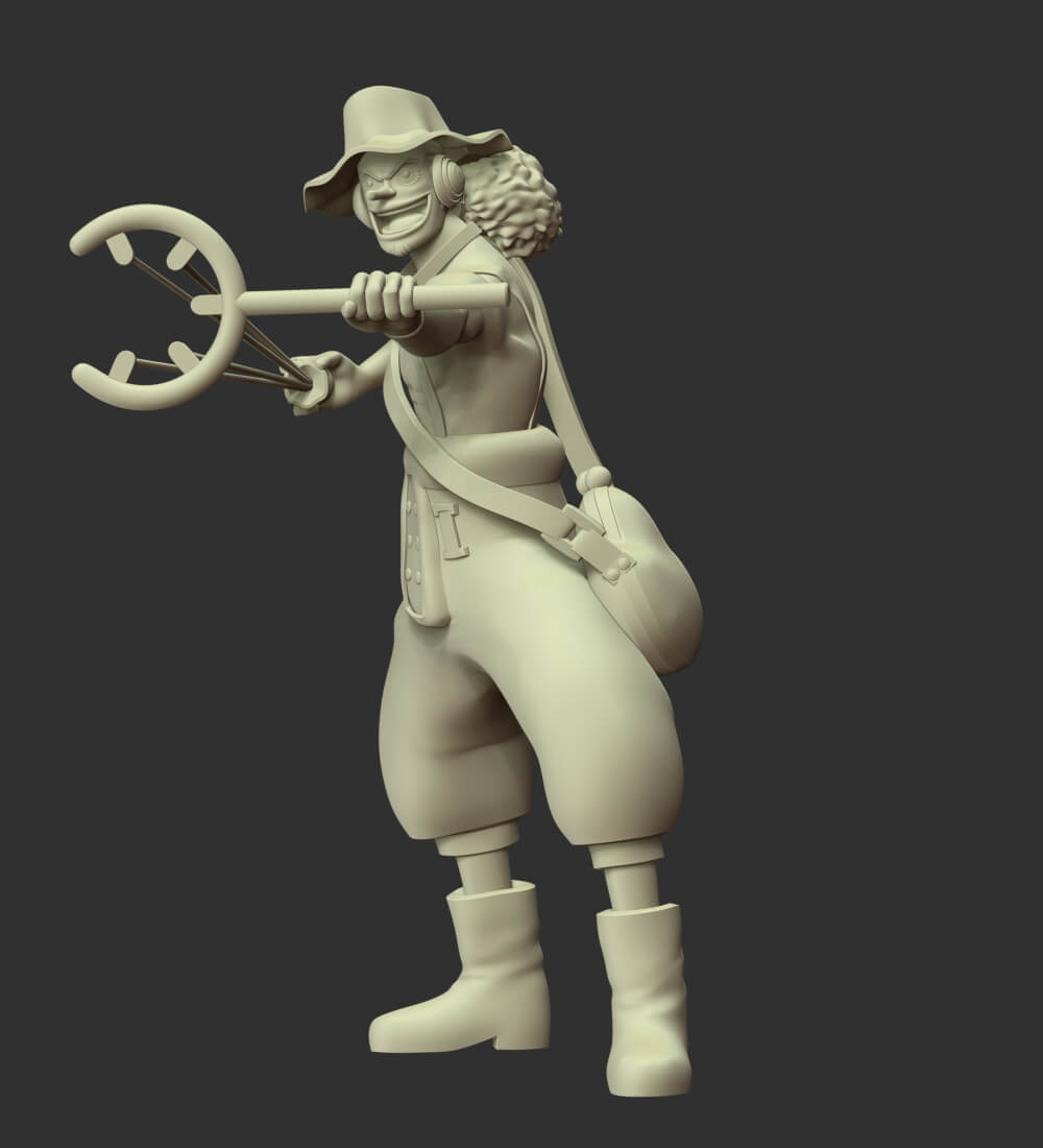 One Piece - God Usopp 3D Model by lovemodel