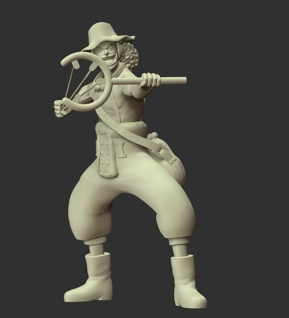 One Piece - God Usopp 3D Model by lovemodel