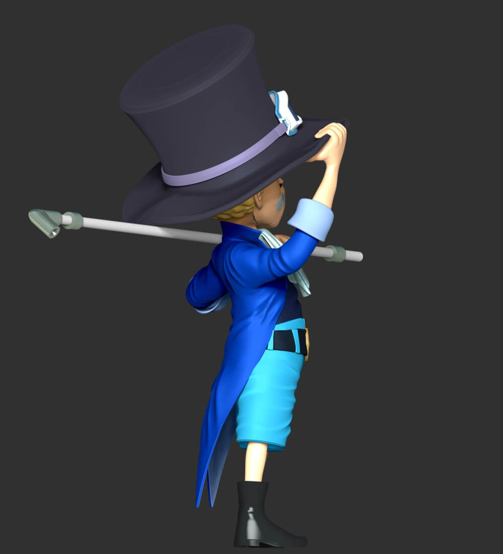 One Piece - Kid Sabo 3D Model by lovemodel