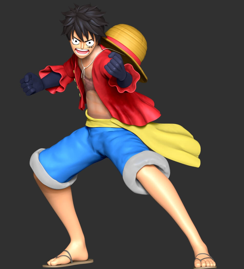One Piece - Luffy 3D Model by lovemodel