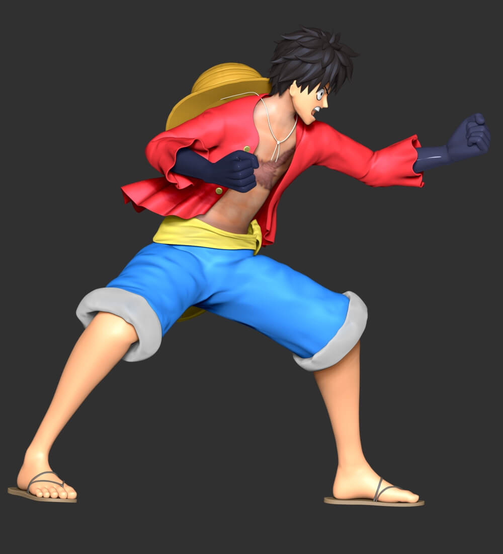 One Piece - Luffy 3D Model by lovemodel