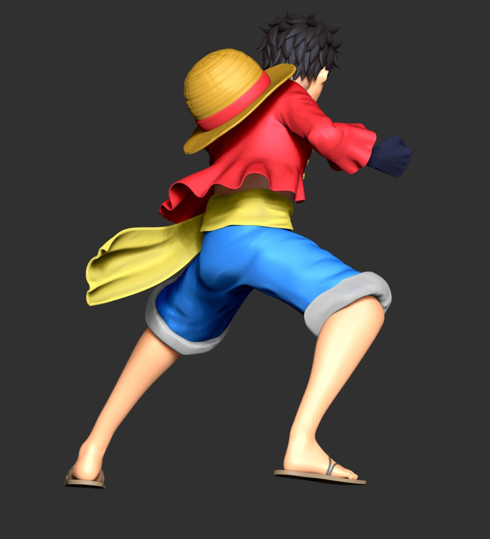 One Piece - Luffy 3D Model by lovemodel