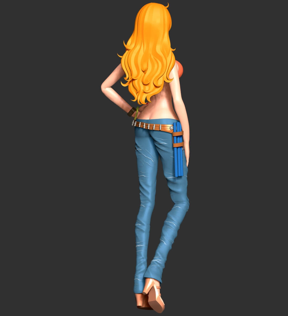 One Piece - Nami 3D Model by lovemodel