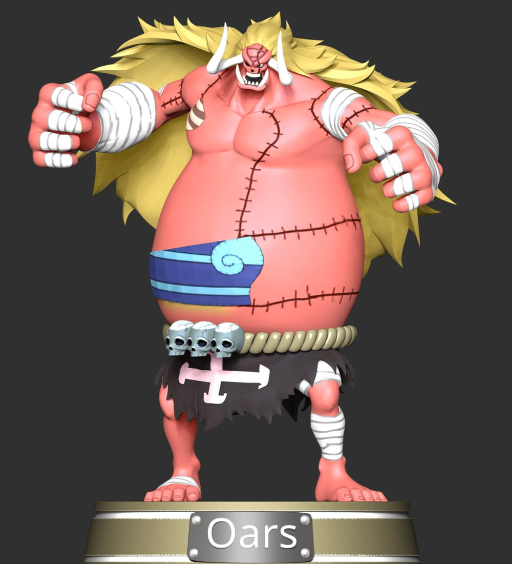 One Piece - Oars 3D Model by lovemodel