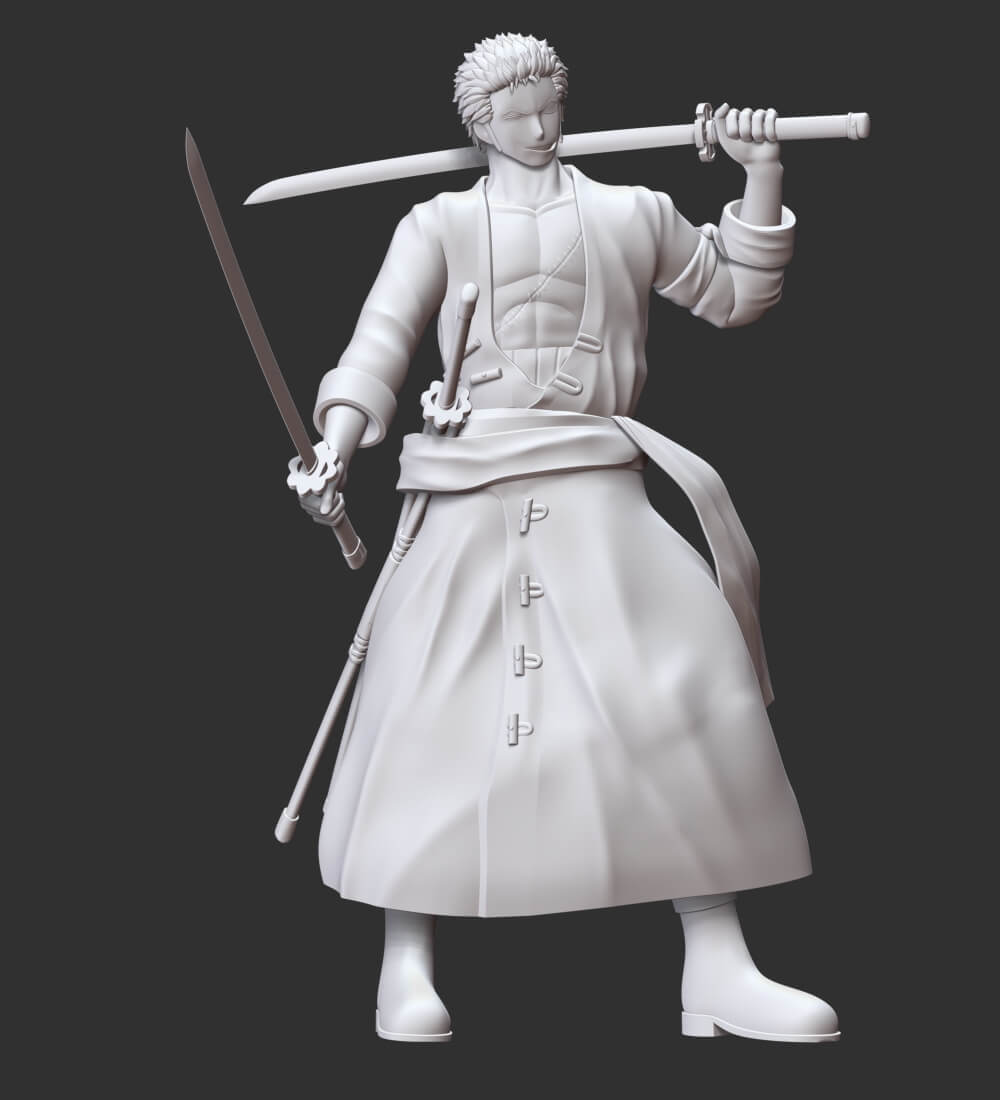 One Piece - Roronoa Zoro 3D Model by lovemodel