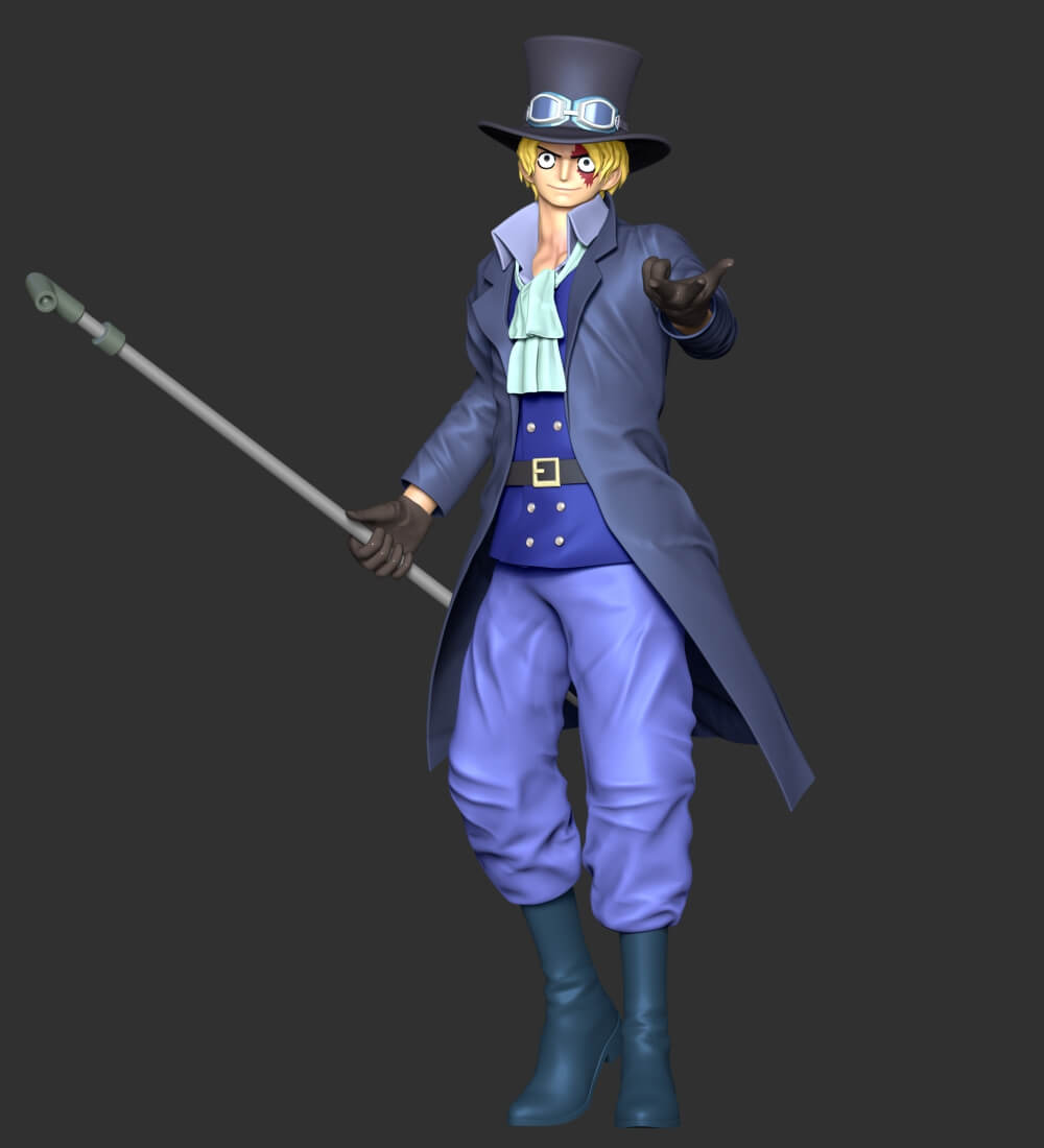 One Piece - Sabo 3D Model by lovemodel