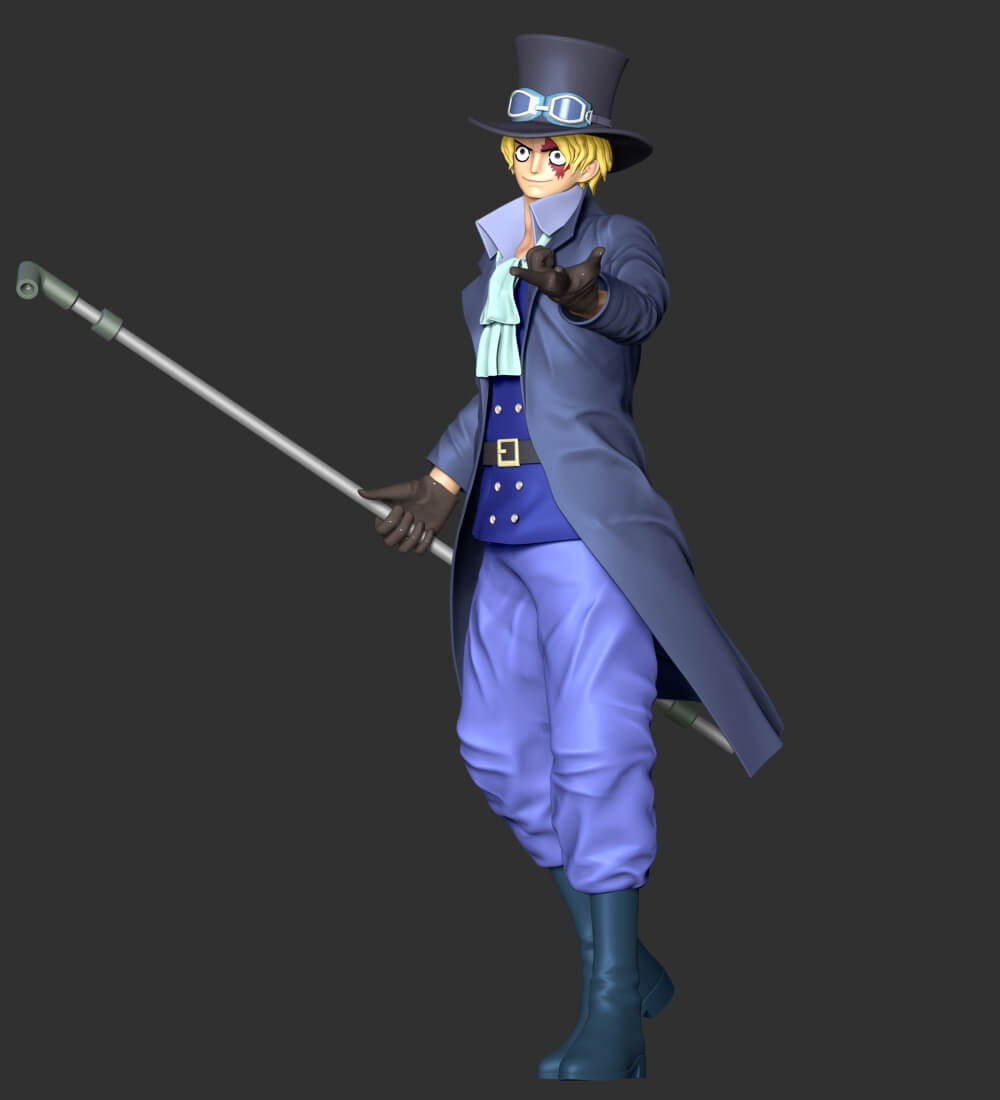 One Piece - Sabo 3D Model by lovemodel
