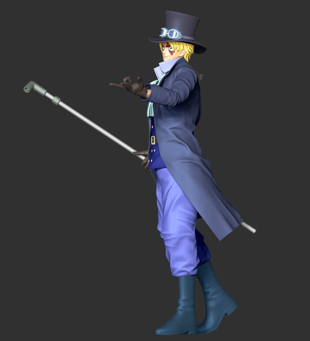 One Piece - Sabo 3D Model by lovemodel