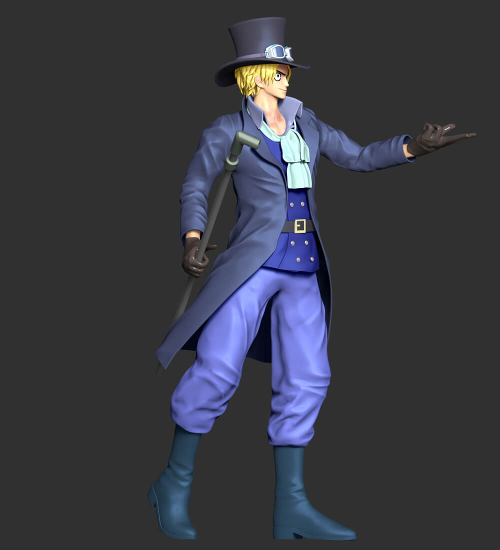One Piece - Sabo 3D Model by lovemodel